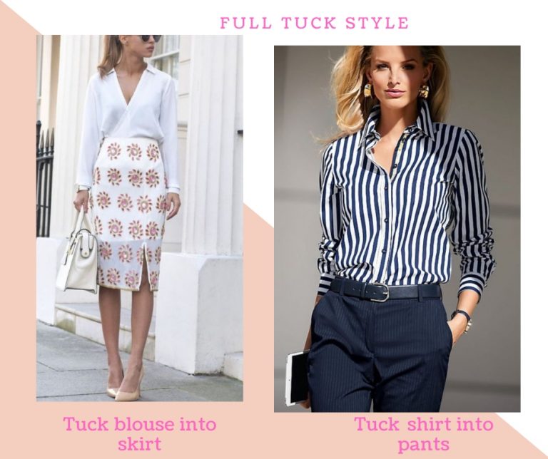 Top 3 tucking styling tips for a professional look - Emma.FashionEmma ...