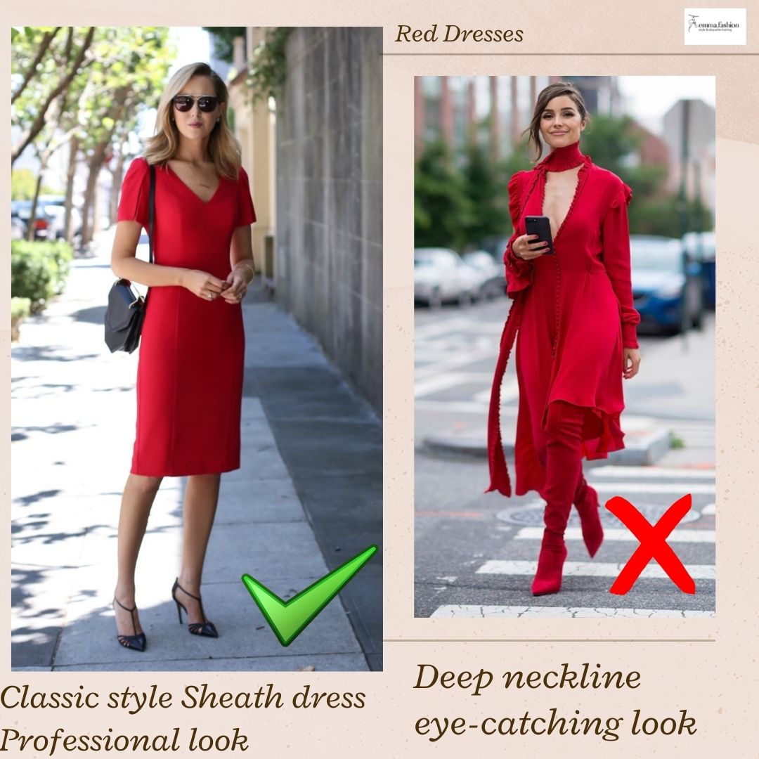 How to wear red color for a professional look - Emma.FashionEmma.Fashion