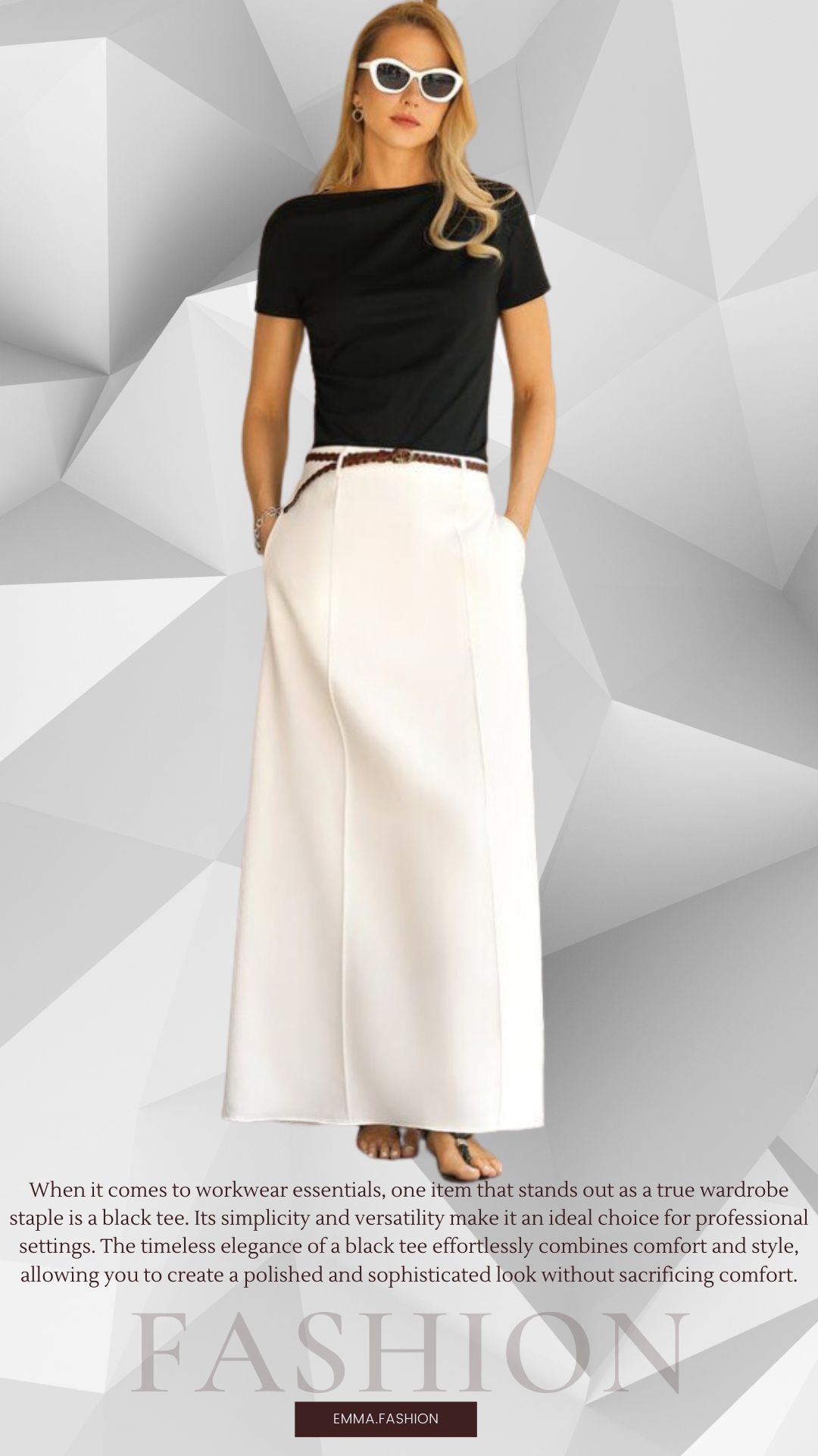 How to style a black tee for a modern look - Emma.FashionEmma.Fashion